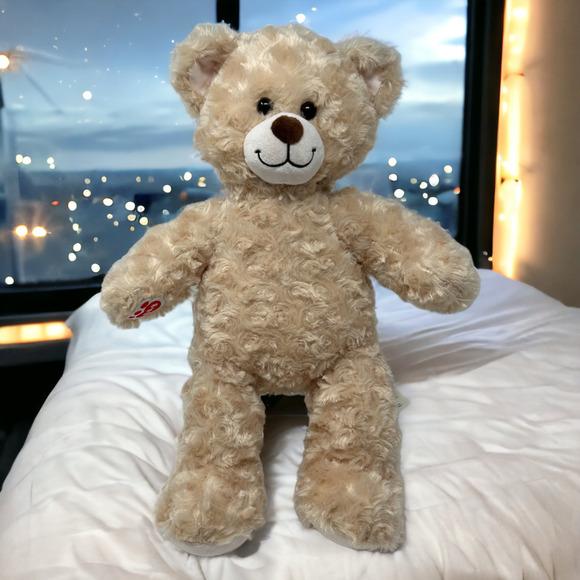 Build-A-Bear | Toys | Build A Bear Tan Swirl Curl Happy Hugs Cream Light Brown Teddy Bear Plush ...